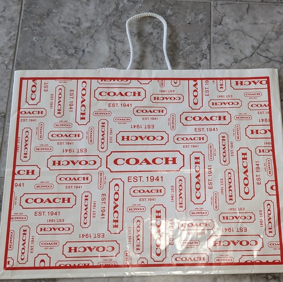 Coach | Bags | Coach Paper Shopping Bag Please Read The Description ...